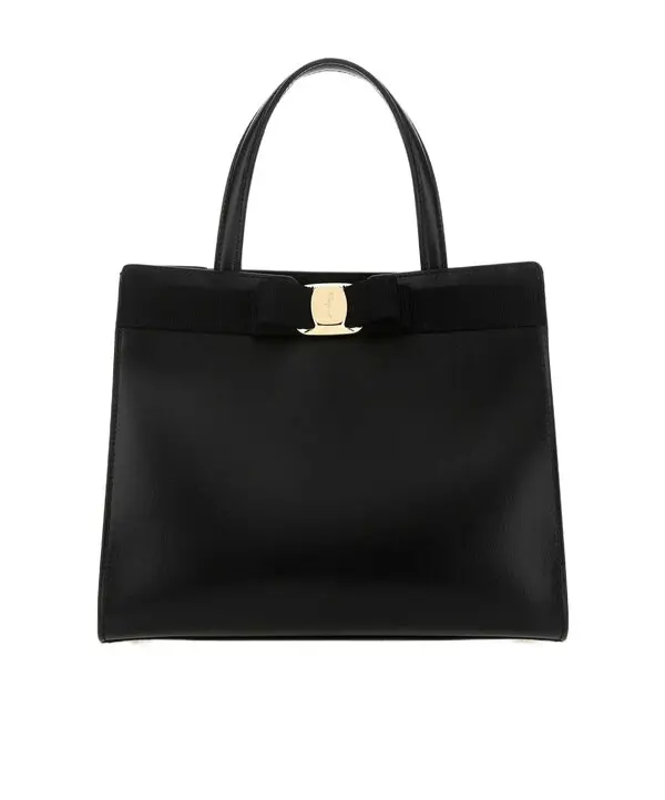 FERRAGAMO Vara Bow Detailed Tote Bag