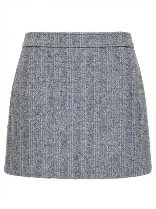 Gucci Mid-rise Tweed Mini Skirt