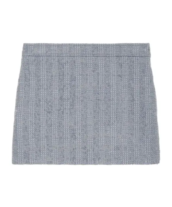 Gucci Mid-rise Tweed Mini Skirt