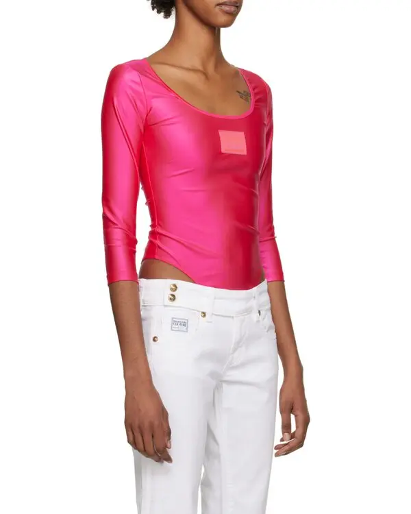 Versace Logo Patch Bodysuit