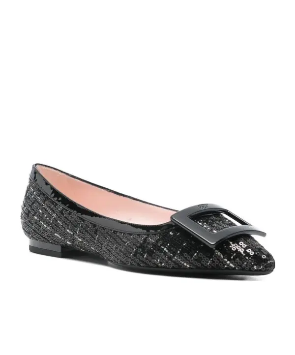 ROGER VIVIER Gommettine Ballerinas With Square Buckle