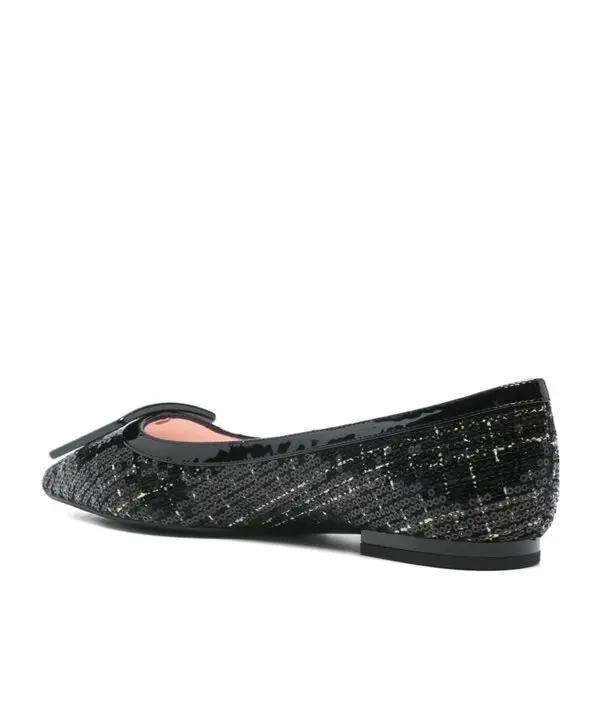 ROGER VIVIER Gommettine Ballerinas With Square Buckle