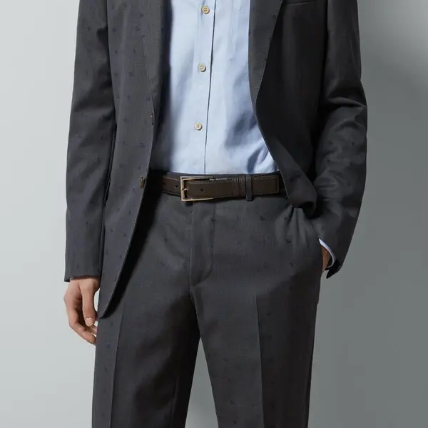 Gucci Reversible Rectangle Buckled Belt