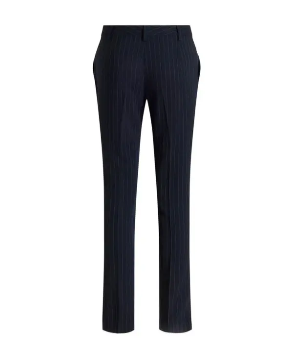 Etro Striped Tailored Trousers - Black