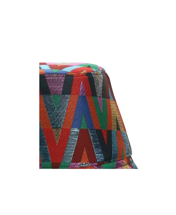 Valentino Garavani Multicolor Optical Print Bucket Hat