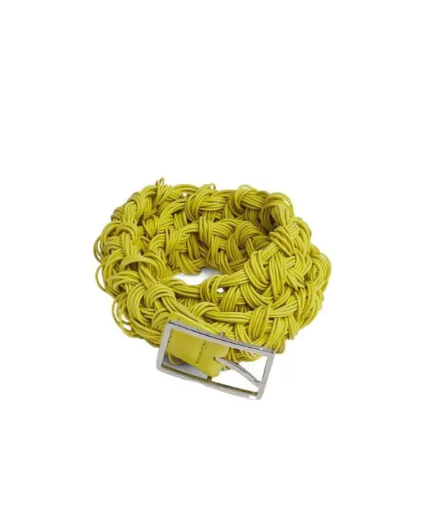 Bottega Veneta Woven Buckle Belt - No