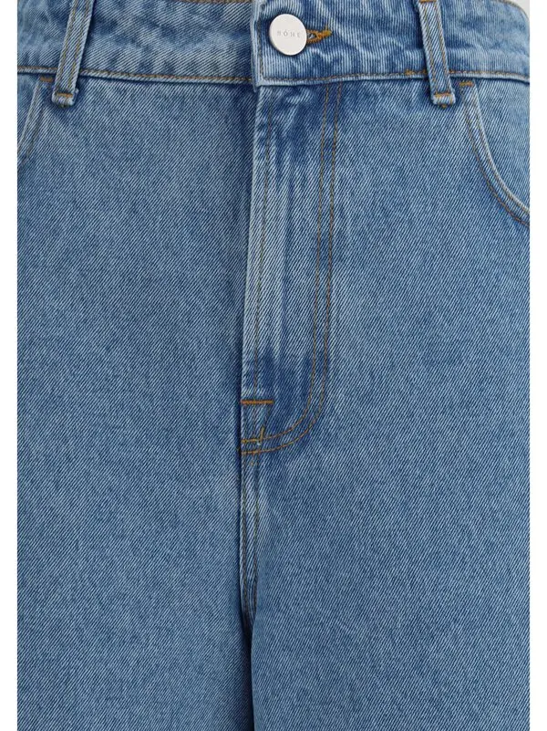 RÓHE Signature Baggy Fit Jeans - Blue