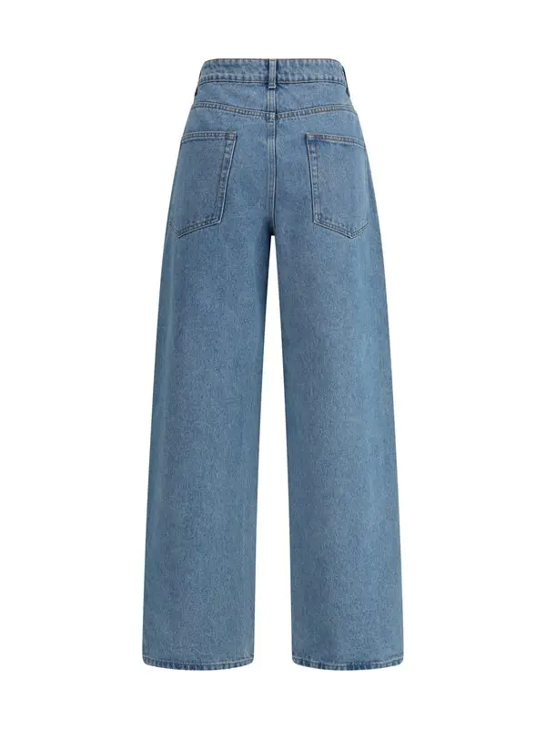 RÓHE Signature Baggy Fit Jeans - Blue
