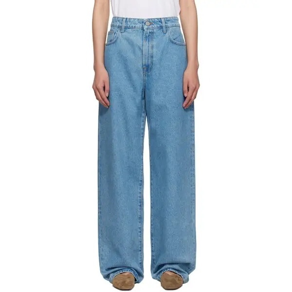 RÓHE Signature Baggy Fit Jeans - Blue