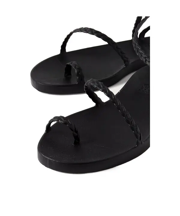 ANCIENT GREEK SANDALS Braided Rubber Thong Sandals