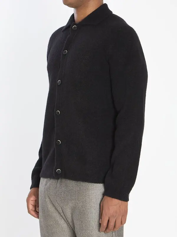 Barena Venezia Pointed-collar Knitted Cardigan