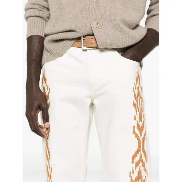 Isabel Marant Étoile Lewys Embroidered Pants - White