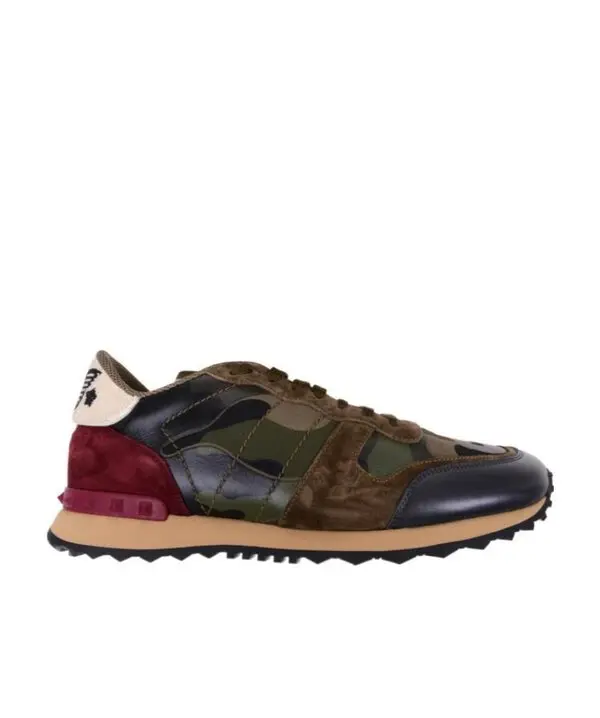 Valentino Garavani Camouflage Print Sneakers