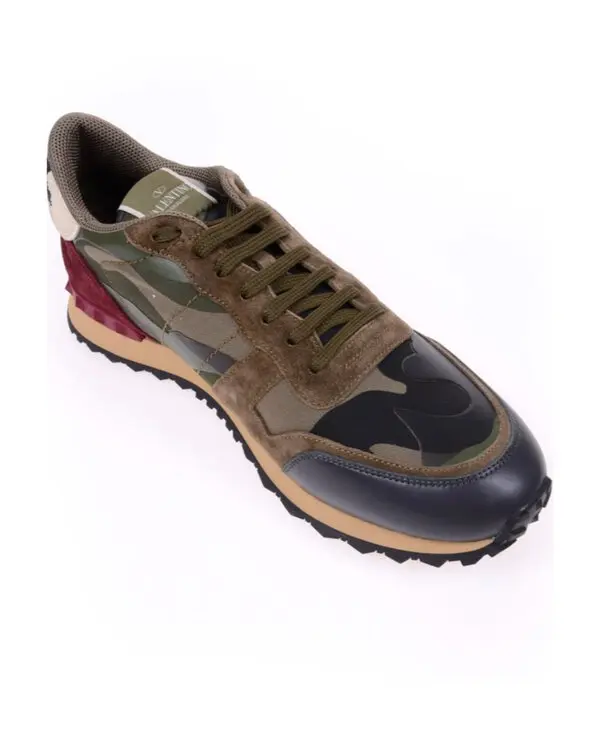 Valentino Garavani Camouflage Print Sneakers