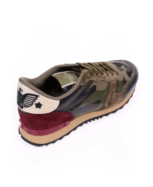 Valentino Garavani Camouflage Print Sneakers