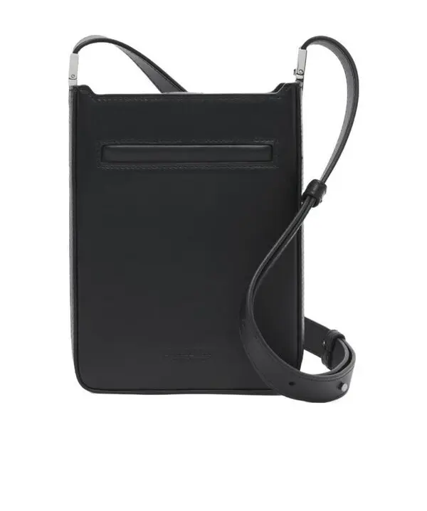 Burberry Mini Olympia Leather Crossbody Bag - Black