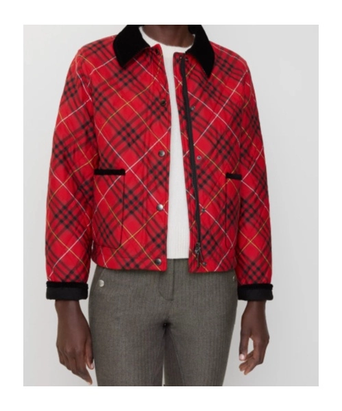 Burberry Checke Quilted Jacket