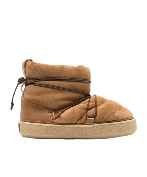Isabel Marant Étoile Quilted Padded Ankle Boots - Brown