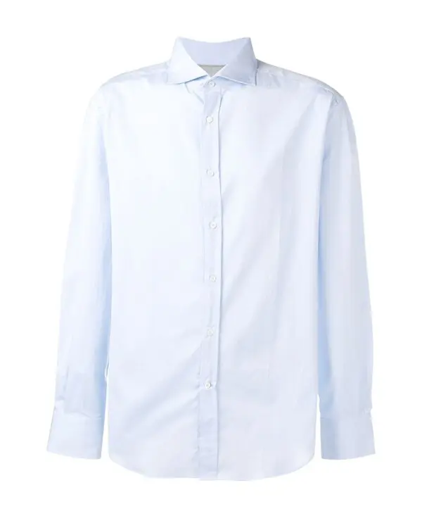 Brunello Cucinelli Classic Collar Shirt - Light Blue