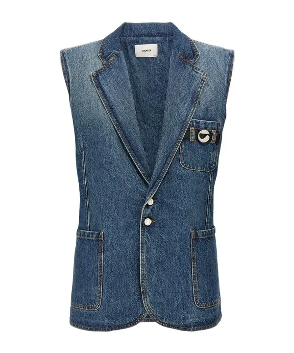 Coperni Sleeveless Denim Jacket