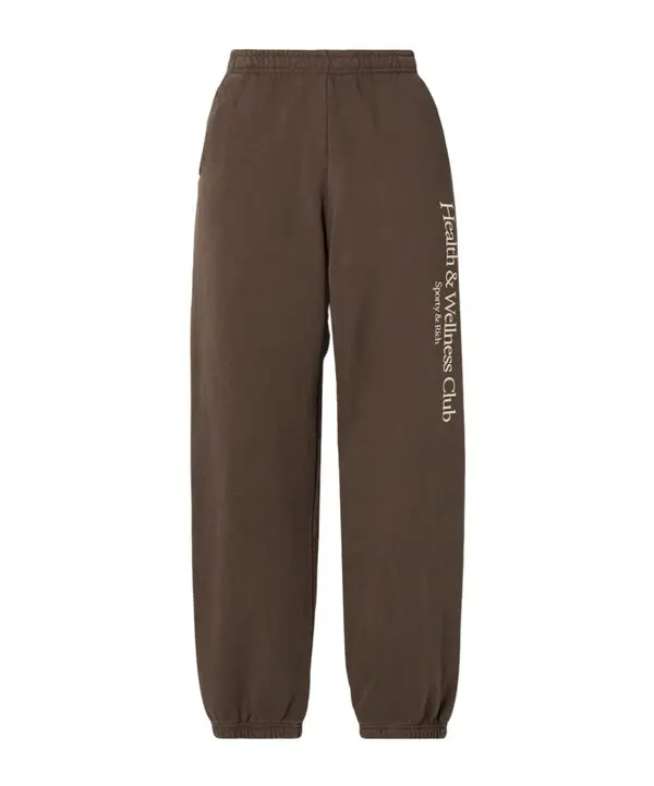 SPORTY  RICH Sporty & Rich Printed Jersey Track Pants