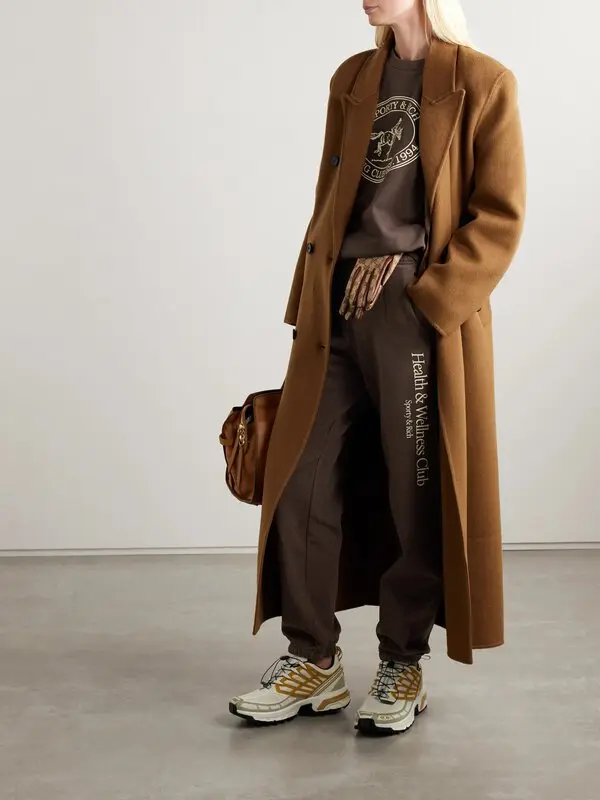 SPORTY  RICH Sporty & Rich Printed Jersey Track Pants