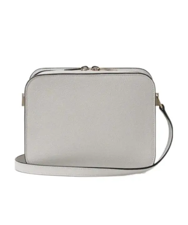 VALEXTRA Logo Shoulder Bag - Gray