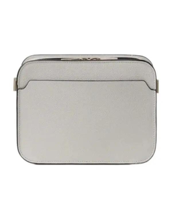 VALEXTRA Logo Shoulder Bag - Gray