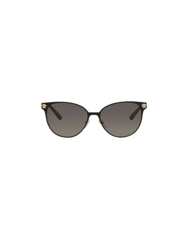Versace Round Frame Sunglasses - Black