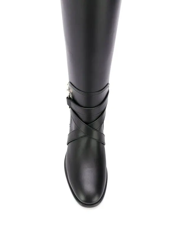 FERRAGAMO Gancini Knee-high Boots