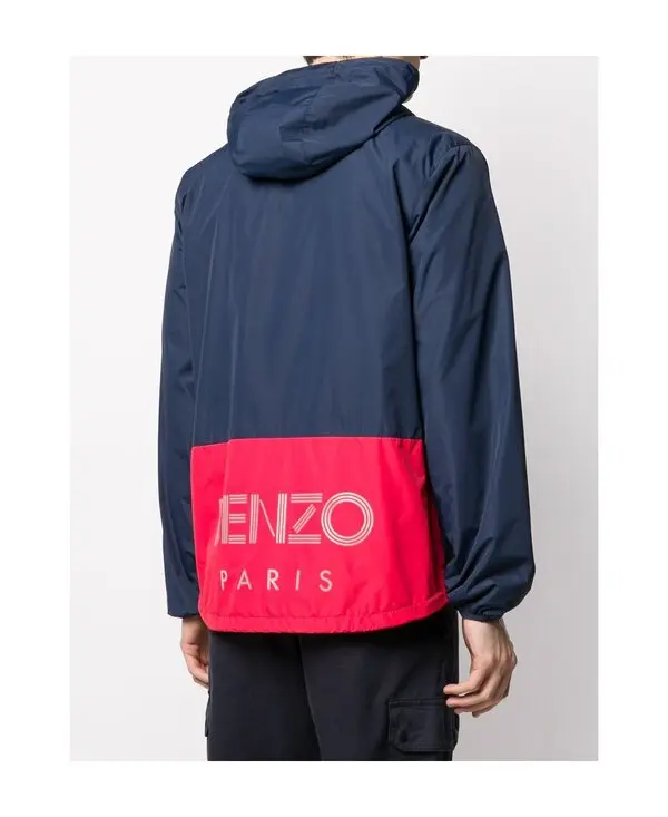 Kenzo Zipped Logo Windbreaker Jacket