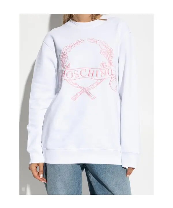 Moschino Embroidered Crewneck Sweatshirt