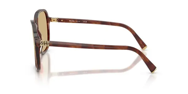 Miu Miu Square Frame Sunglasses - Nude