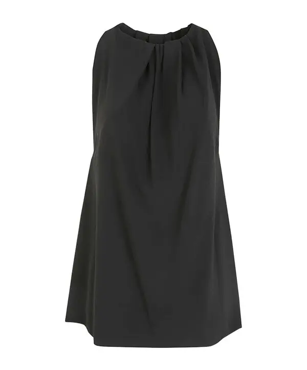 Rick Owens Sleeveless Draped Neck Blouse