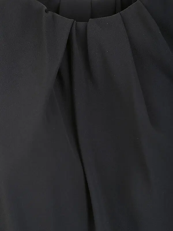 Rick Owens Sleeveless Draped Neck Blouse