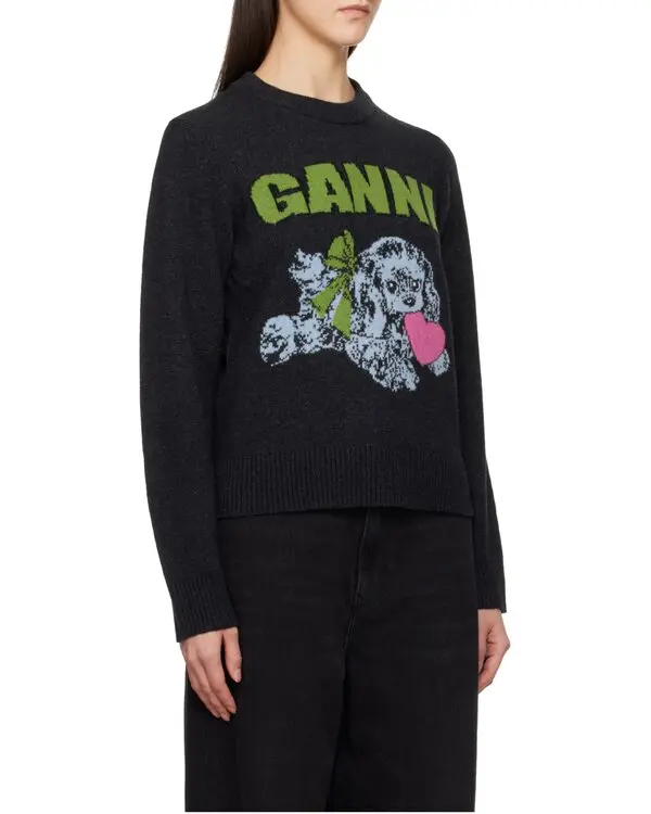 GANNI Puppy Wool Jumper