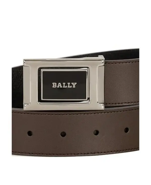Bally Logo Belt - Brown