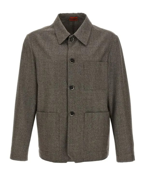 Barena Venezia Visal Buttoned Overshirt - Green