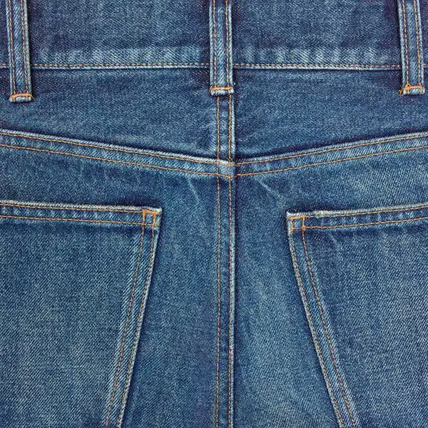 Celine Bootcut Jeans In Dark Union Wash Denim