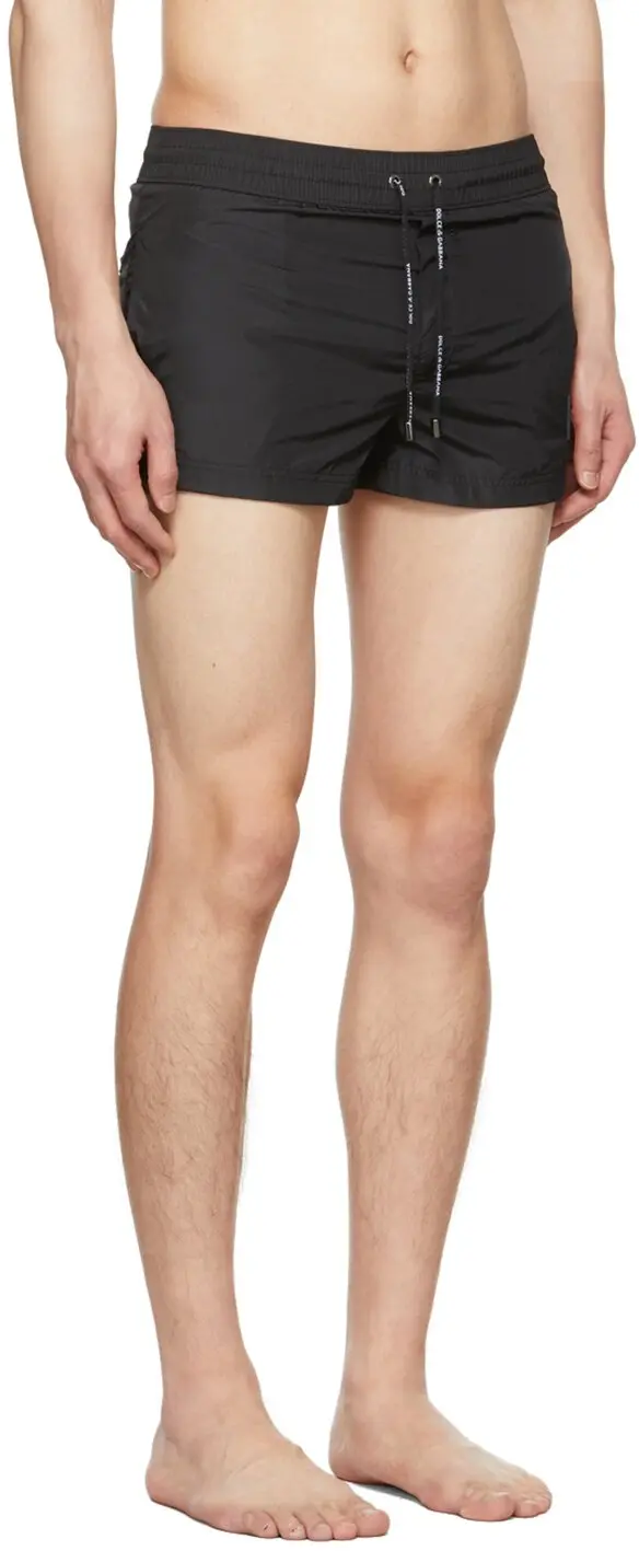Dolce & Gabbana Logo Swim Shorts - Black