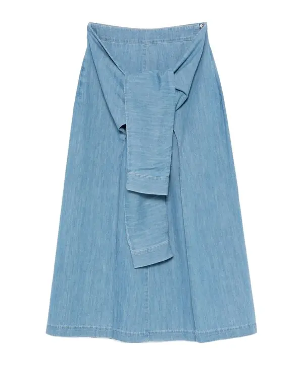 Fabiana Filippi Belted Denim Skirt