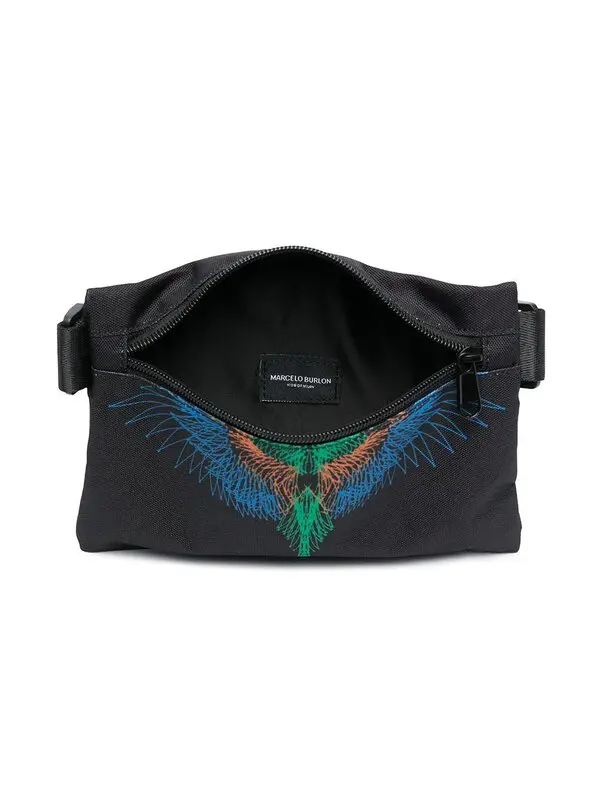 MARCELO BURLON COUNTY OF MILAN Wings Printed Waist Bag