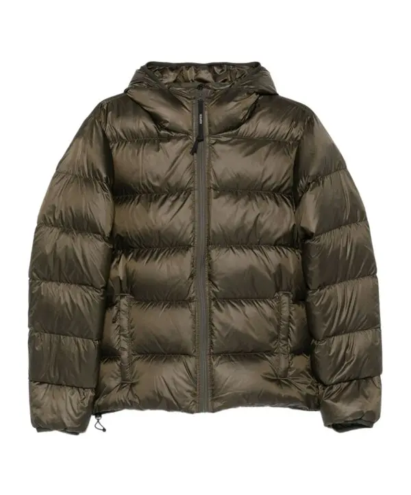 Aspesi Hooded Padded Down Jacket - Green