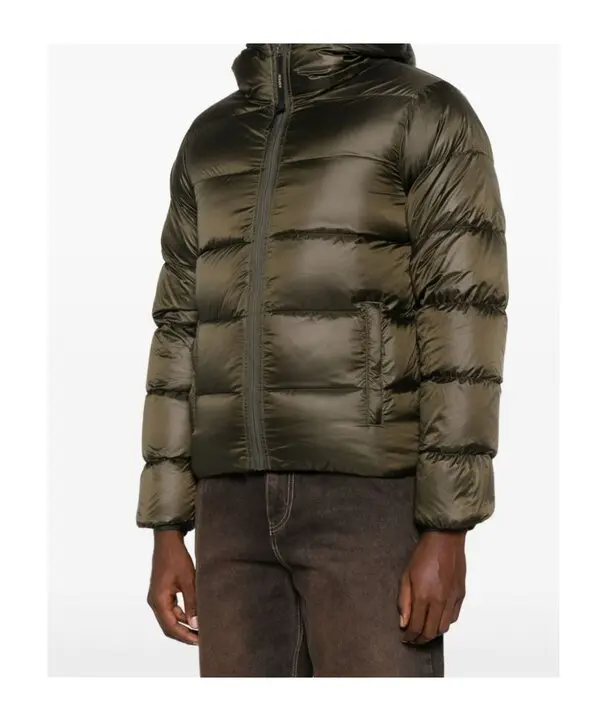 Aspesi Hooded Padded Down Jacket - Green