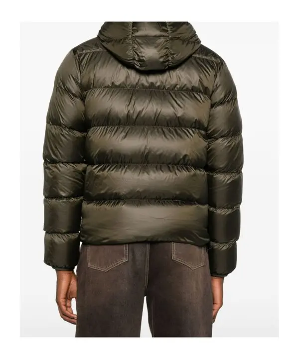 Aspesi Hooded Padded Down Jacket - Green