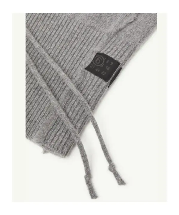 MAISON MARGIELA Polyamide Knit Hood - Grey