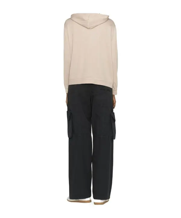 Brunello Cucinelli Monile Zipped Hoodie - Beige
