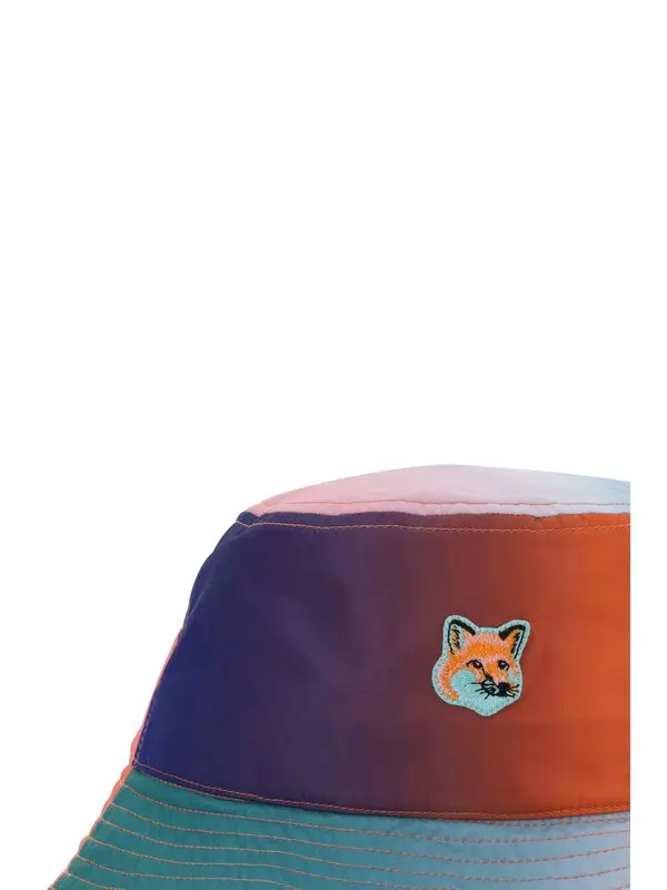 Maison Kitsuné Fox Head Patch Bucket Hat