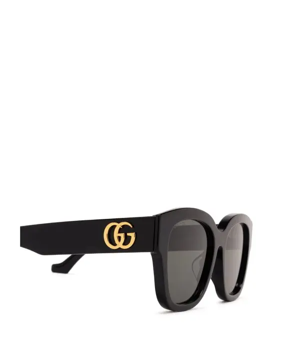 Gucci Round Frame Sunglasses - Black