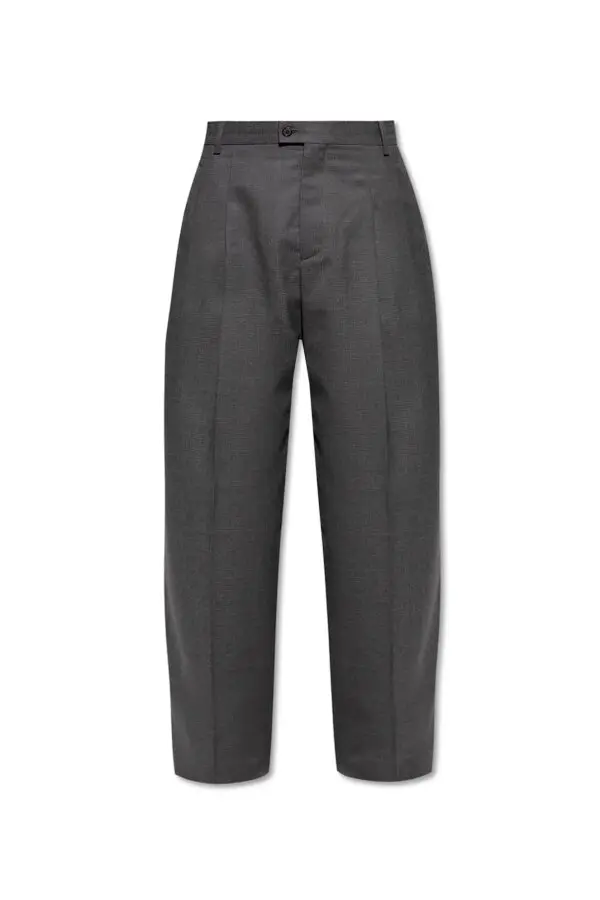 Kenzo Weave Straight Leg Tailored Pants